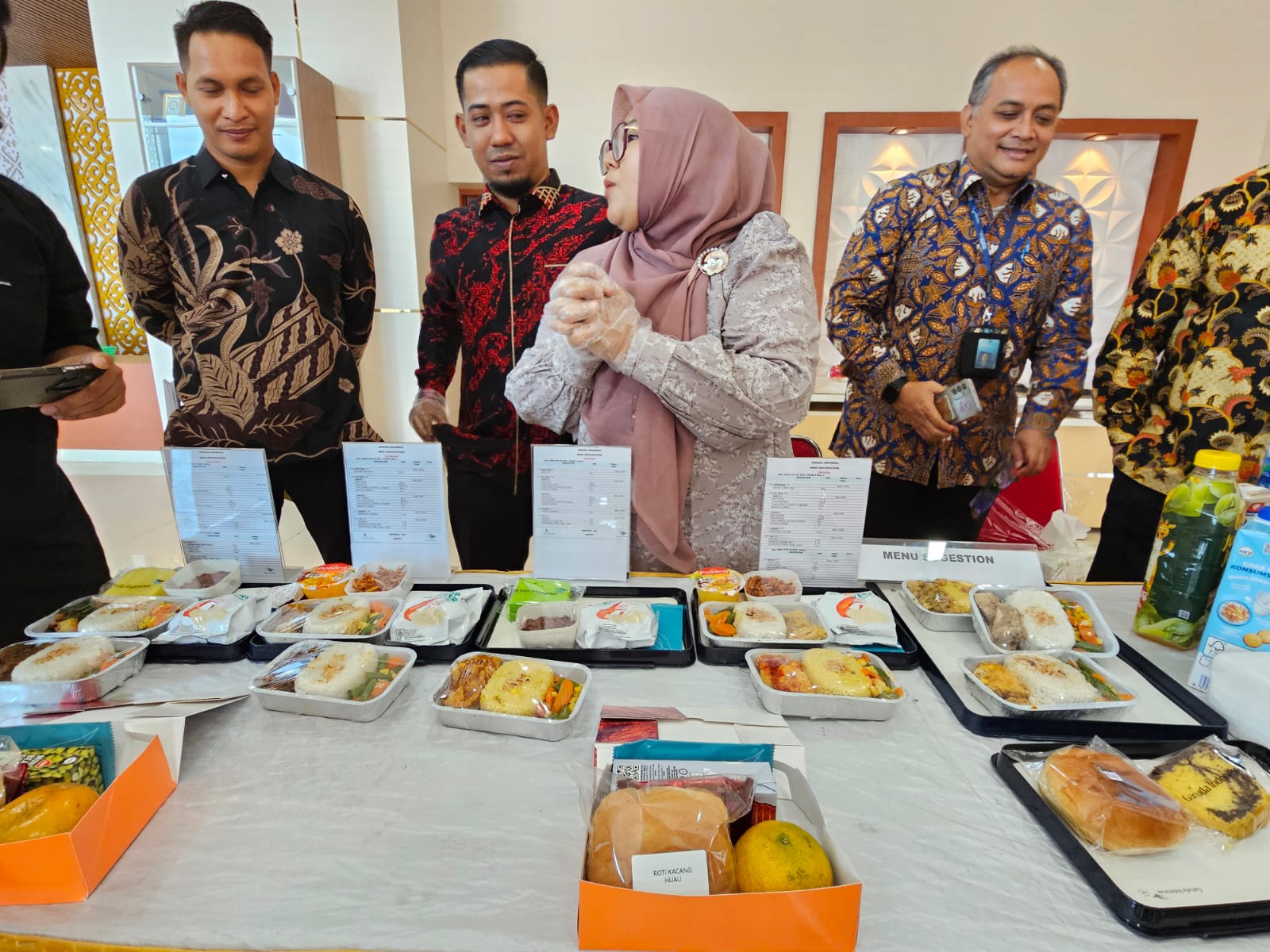 Ini Menu Makanan Jamaah Haji Aceh Selama Penerbangan